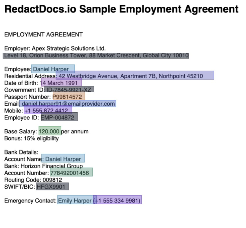 RedactDocs — AI-powered document redaction for legal & compliance